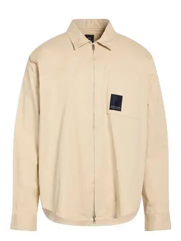 Armani Exchange Shirt Size Cotton, Elastane - Beige