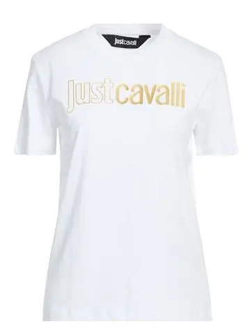 Just Cavalli Logo-print Jersey T-shirt - White