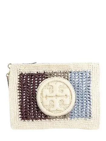 Tory Burch Textile Fibers Handbag - White