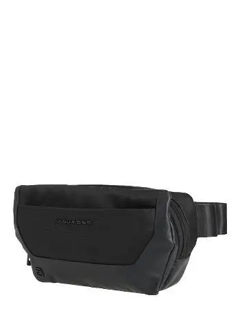 PIQUADRO Belt Bag In Cow Leather - Black