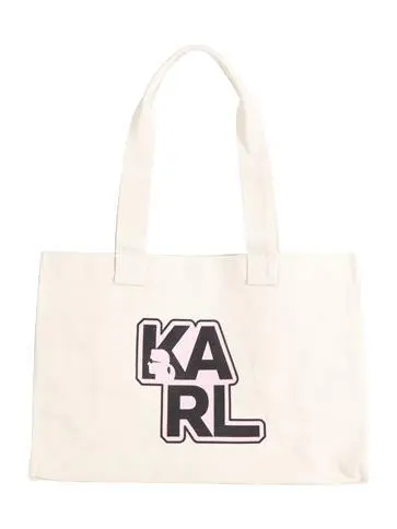 Karl Lagerfeld Maxi Shopper - White