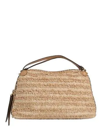 GIANNI CHIARINI Handbag In Textile Fibers And Leather - Beige