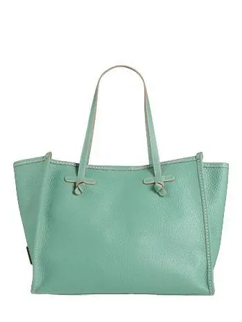 GIANNI CHIARINI Marcella Club Pebbled-leather Handbag - Green