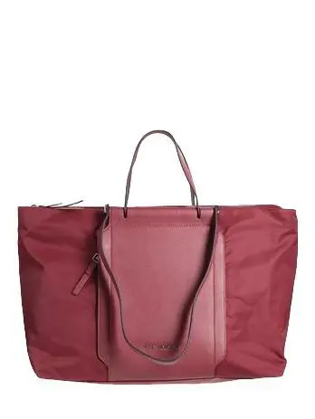 PIQUADRO Leather Shopper Bag - Red