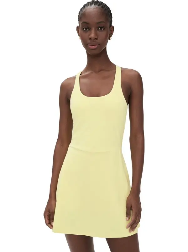 RHONE Course To Court Sport Dress - Lemon Lime