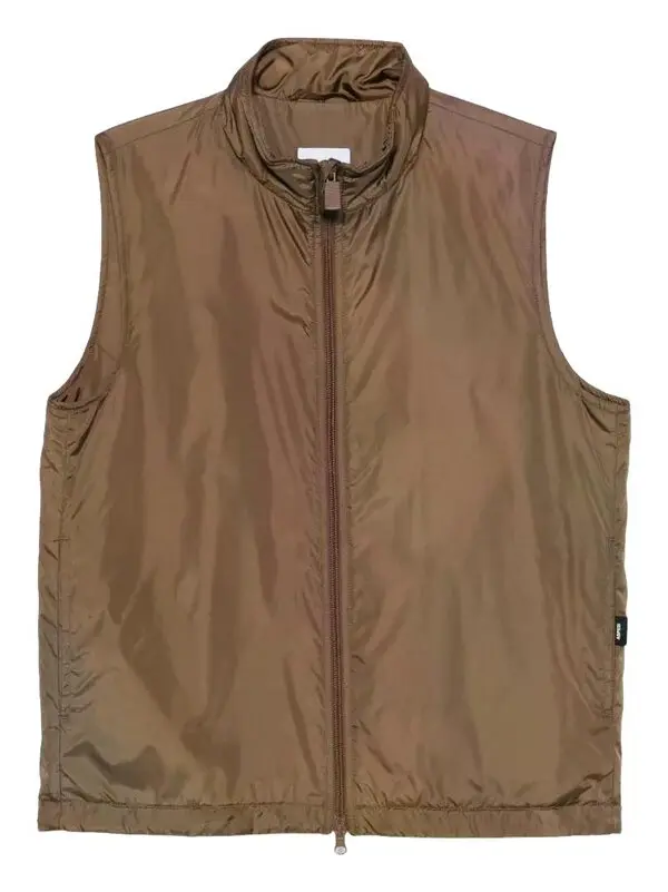 Aspesi Zip-fastening Gilet - Brown