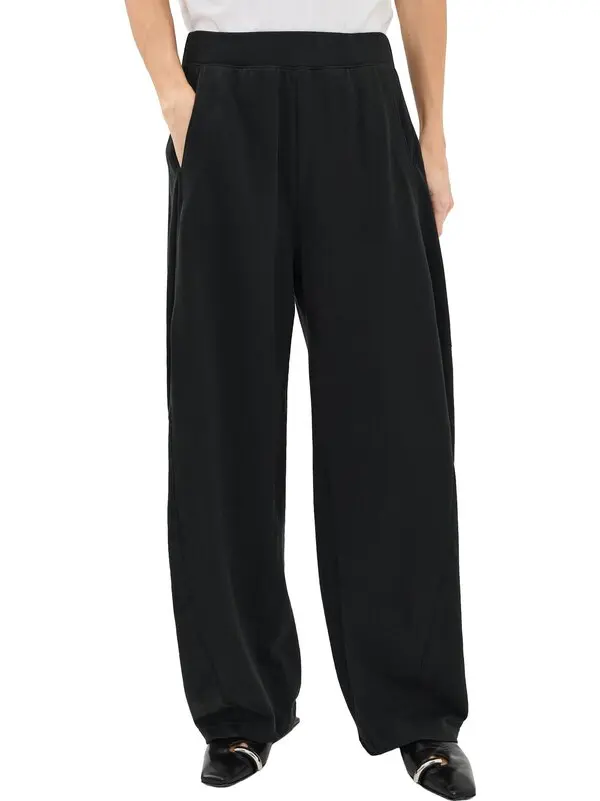Tibi Lightweight Sweatshirting Winslow Pants - Black