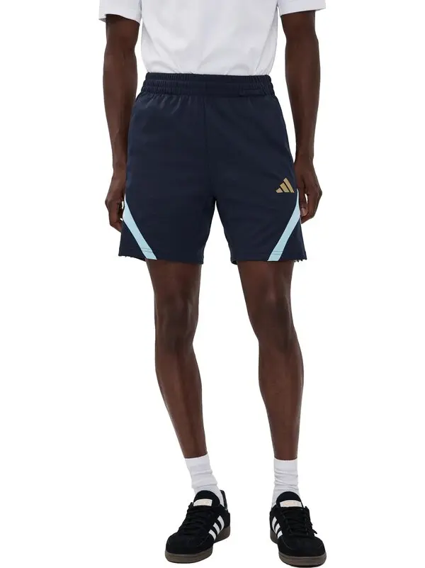 Adidas House Of Tiro Nations Track Shorts 6.75 - Night Navy/ice Blue/white Blue