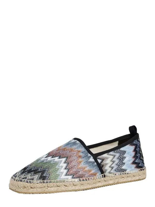 Missoni Corfu Espadrilles - Raschel Snake Grey Blue