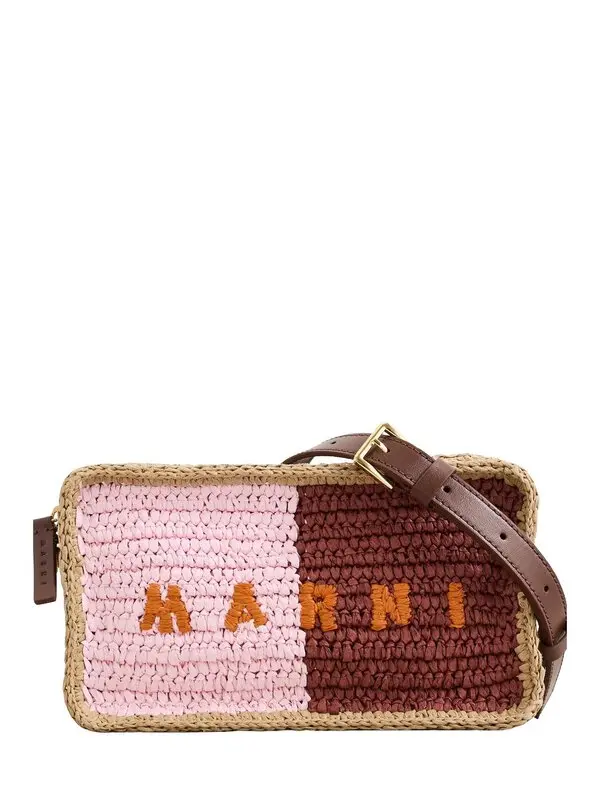 Marni Camera Bag - Pompeii/wild Cherry/carrot/rose
