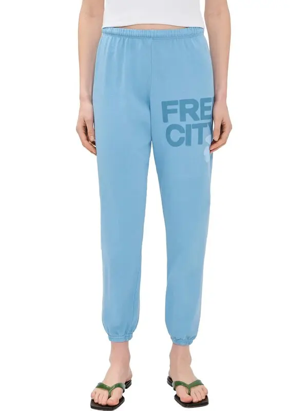 FREECITY Stretch French Terry Sweatpants - Bluemilk