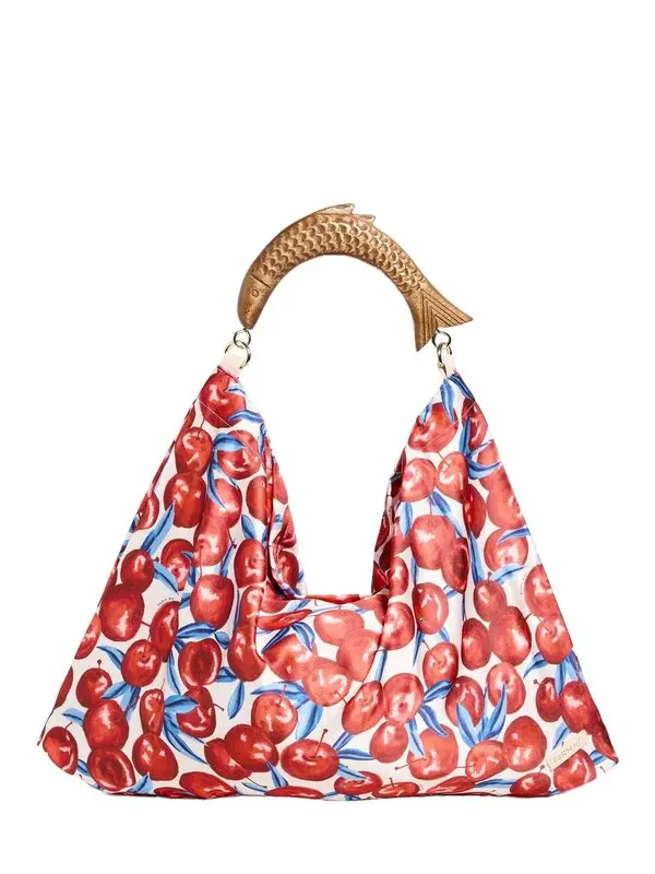 Farm Rio Mini Cherry Scarf Bag - Cherry Blossom