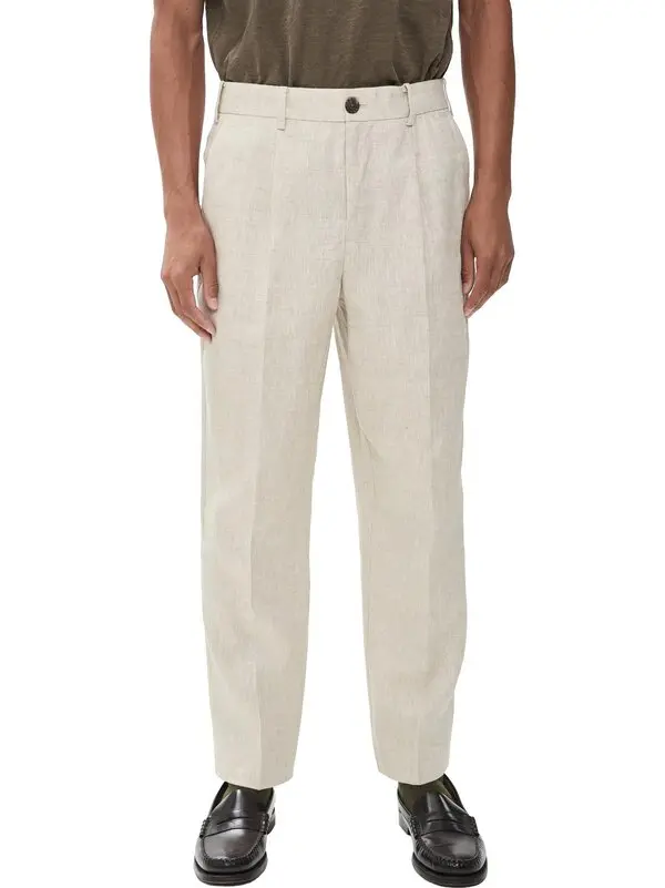 WAX LONDON Aubyn Linen Trousers - Natural