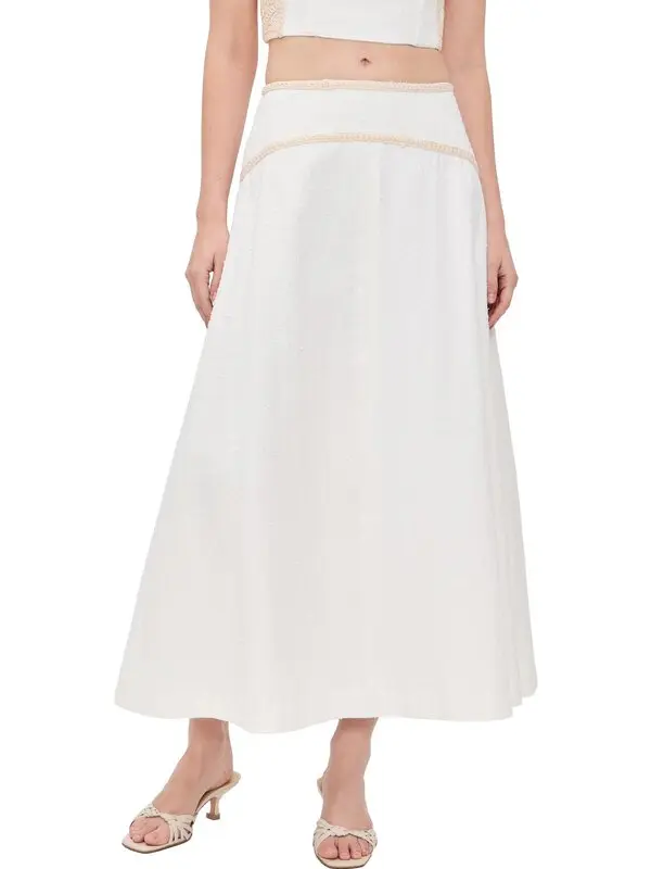 SABINA MUSAYEV Ianni Skirt - White