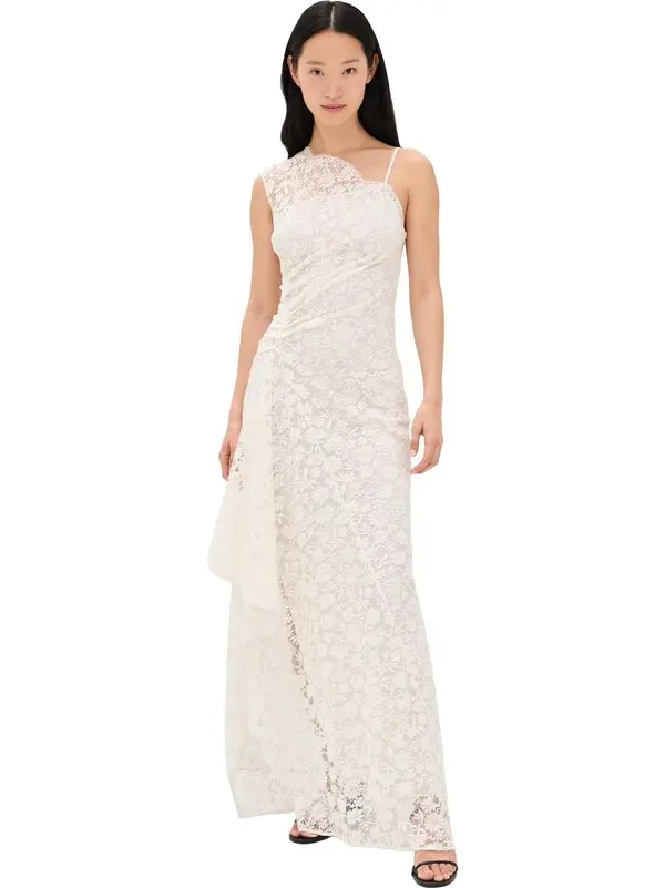 A.L.C. Gia Floral Lace Maxi Dress - Ecru