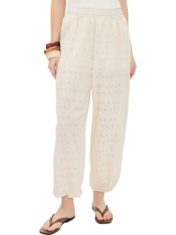 WAYF Jasmine Balloon Pants - Beige