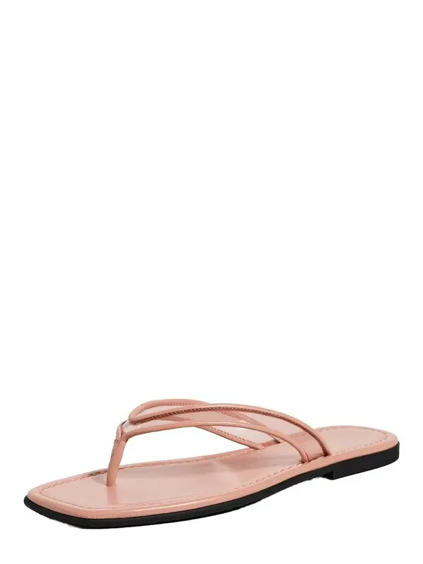 Veronica Beard Clea Piping Sandals - Muted Clay
