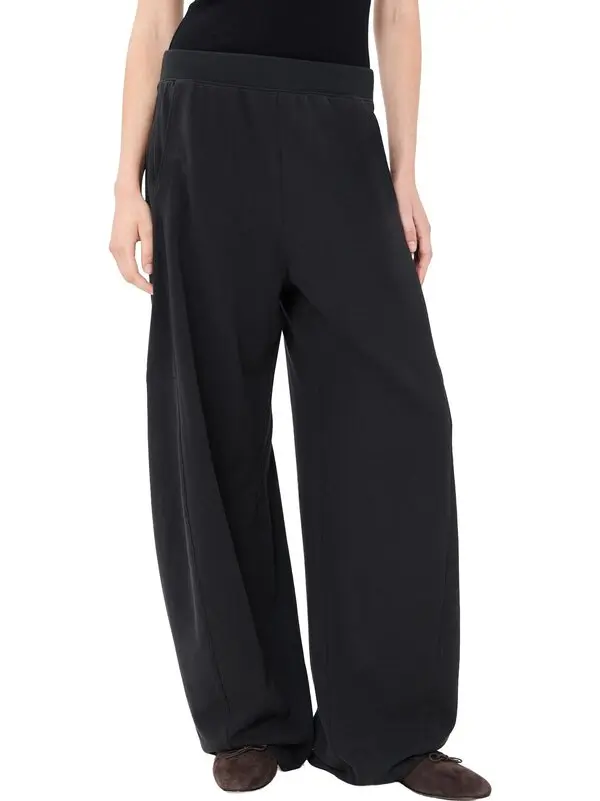 Tibi Lightweight Sweatshirting Winslow Pants - Black