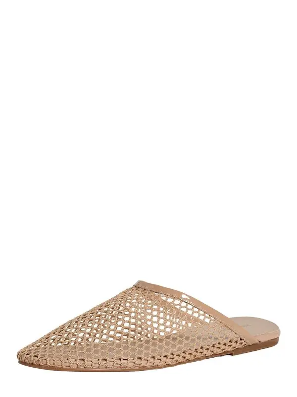 TONY BIANCO Mesh Mules - Skin Mesh/patent