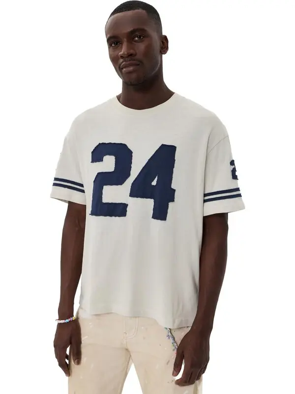 NAHMIAS Uniform 24 Boxy Tee - Egg White Jersey