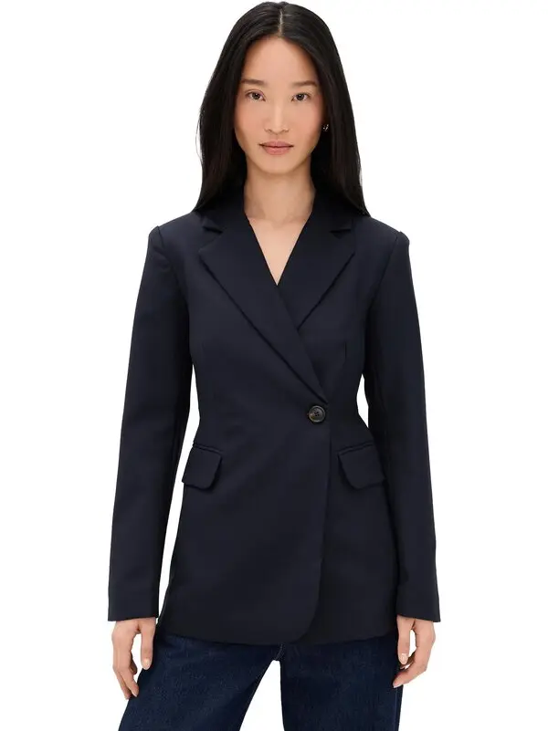 Joe's Jeans Mecah Wrap Blazer - Navy