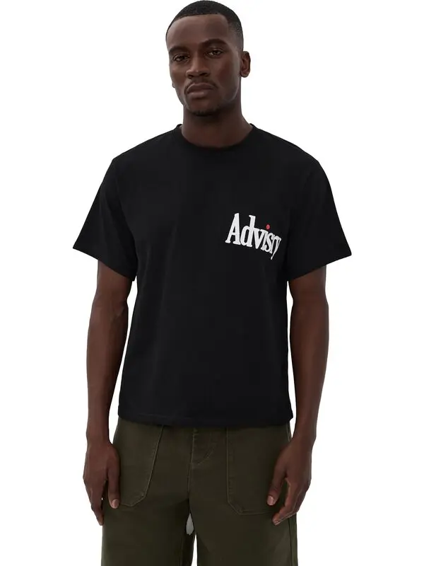 ADVISRY Dot Logo Tee - Black