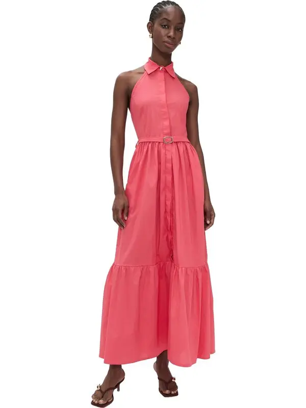 THE LULO PROJECT The Horizon Maxi Dress - Salmon