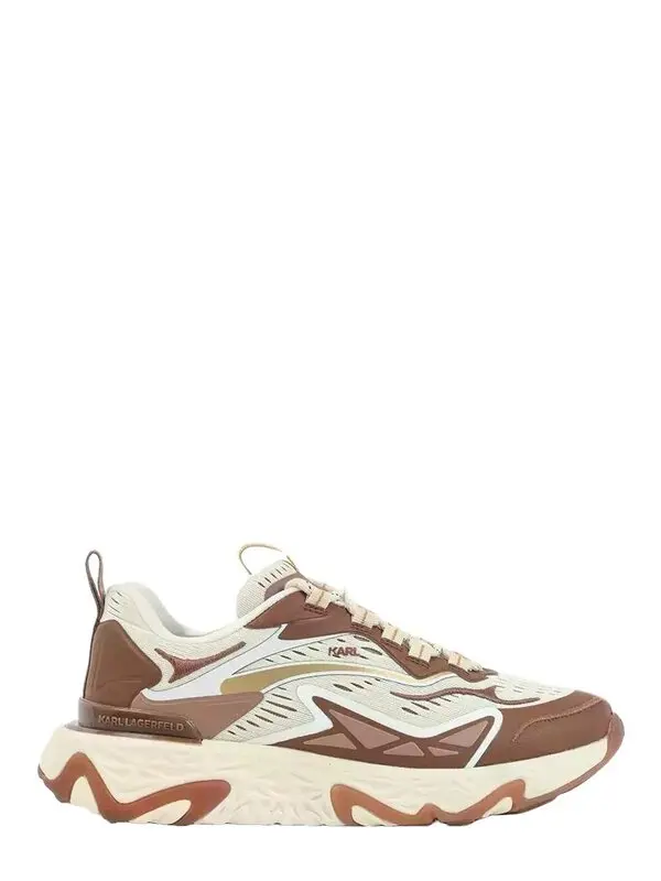 Karl Lagerfeld Blaze Panelled Sneakers - Brown