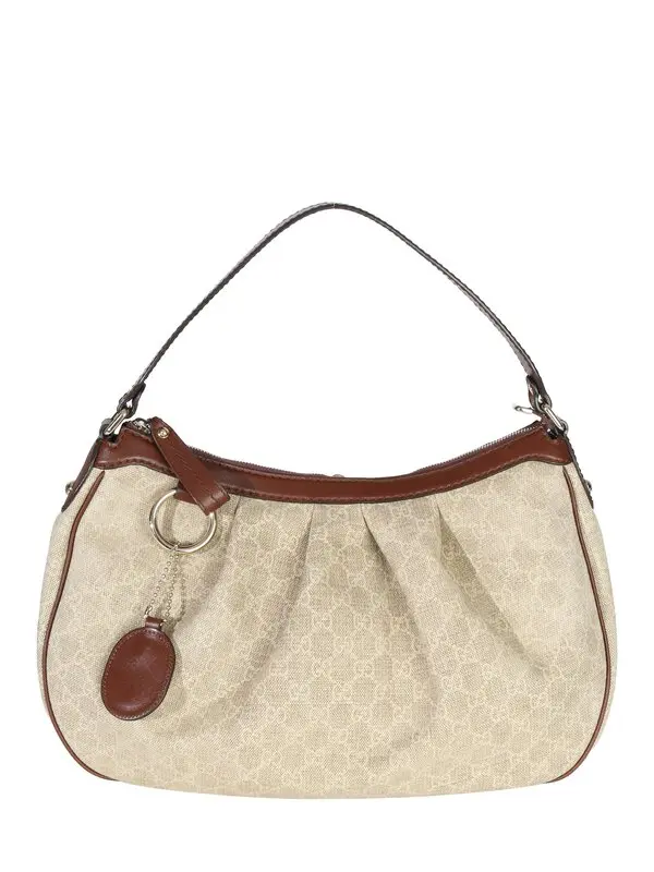 Gucci Gg Canvas Sukey Hobo - Beige