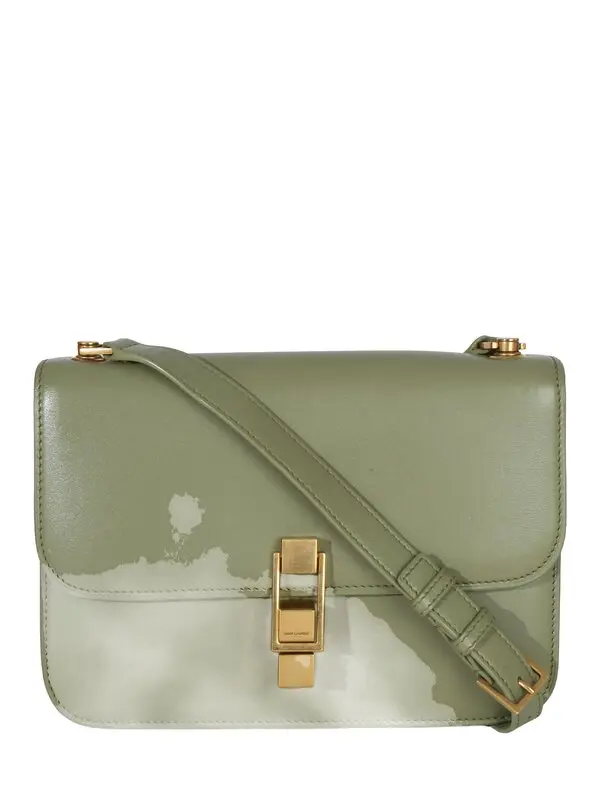 Saint Laurent Le Carre Satchel Light Smooth Calfskin - Green