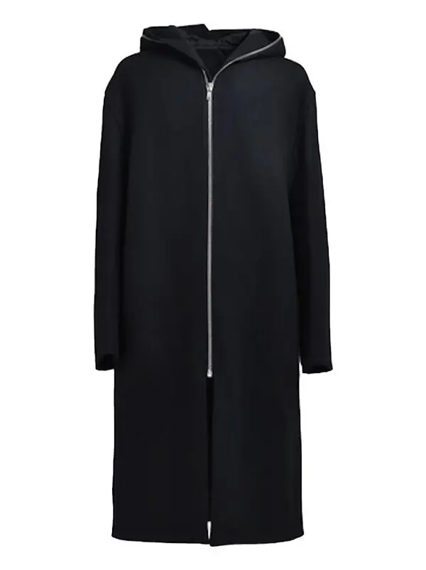 Rick Owens Gimp Mac Coat - Black
