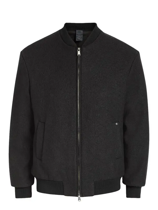 LESTRANGE Wool Bomber Jacket - Black