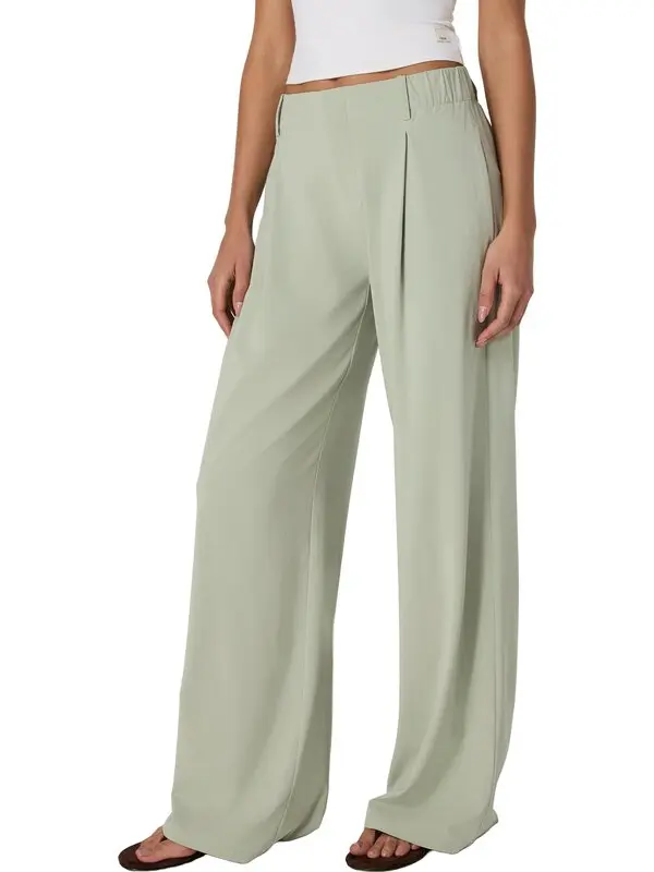 Vuori Villa Everyday Wide Leg Trousers - Sweet Pea