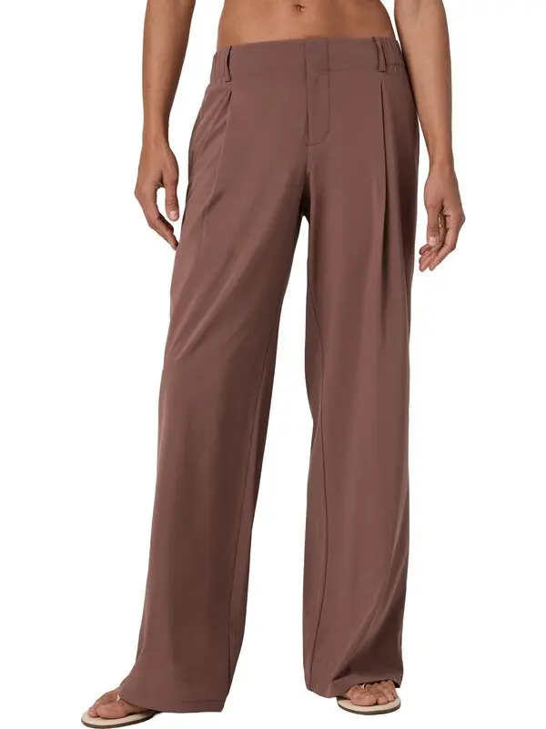 Vuori Villa Everyday Wideleg Trouser - Sable