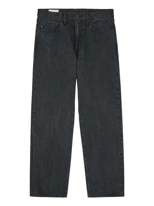 VOWELS Straight-leg Denim Jeans - Black
