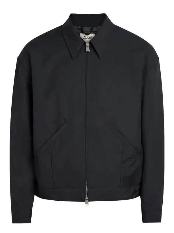 VALSTAR Twill Bomber Jacket - Navy