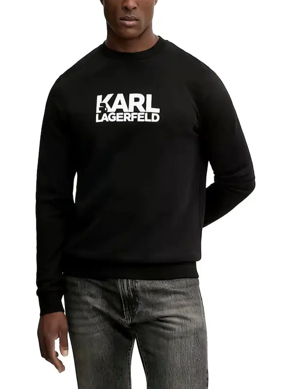 Karl Lagerfeld Logo-print Sweatshirt - Black