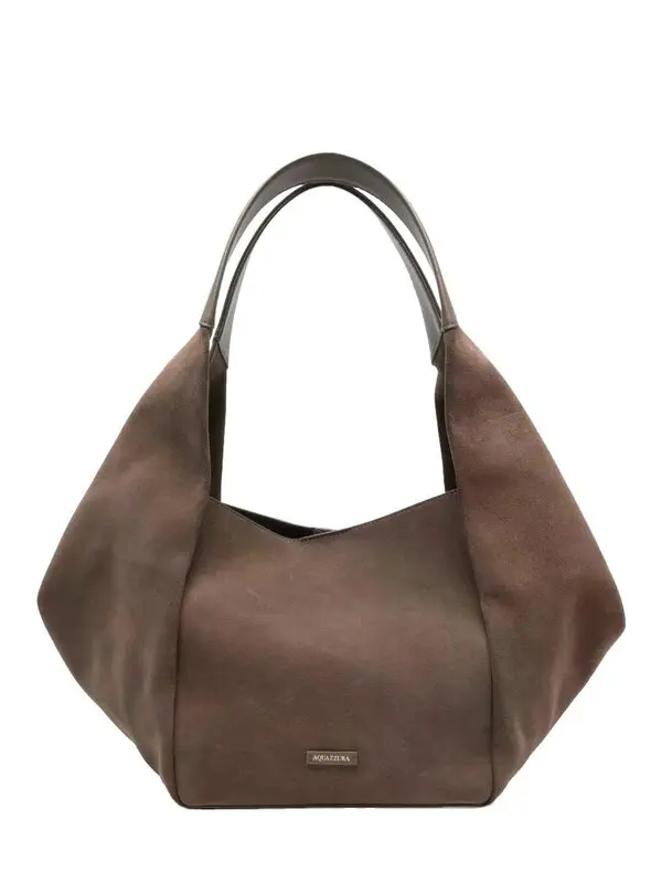 AQUAZZURA Top Handle Tote Bag - Brown