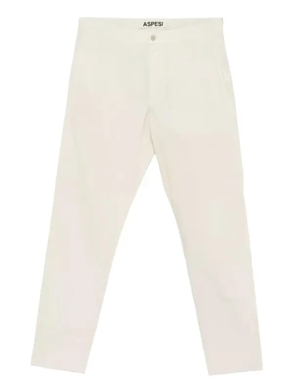 Aspesi Button-fastening Trousers - Neutrals