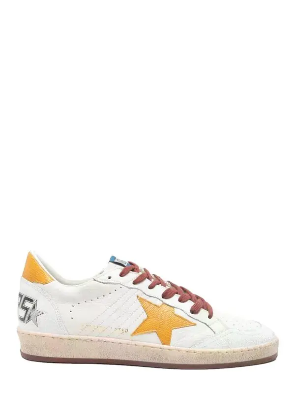 GOLDEN GOOSE Ball Star Leather Sneakers - Neutrals