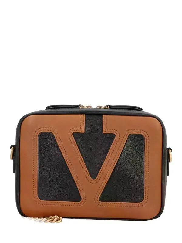 Valentino Garavani Viva Superstar Leather Crossbody Bag - Black
