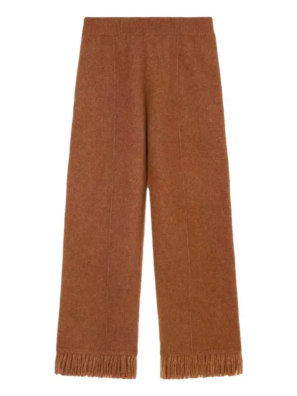 Alanui Fringed Trousers - Brown