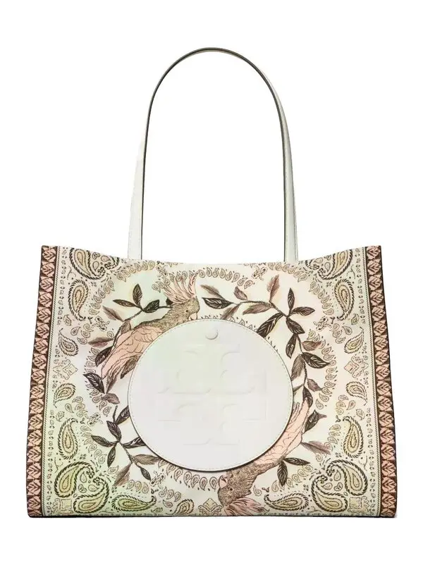 Tory Burch Small Ella Printed Tote - Neutrals