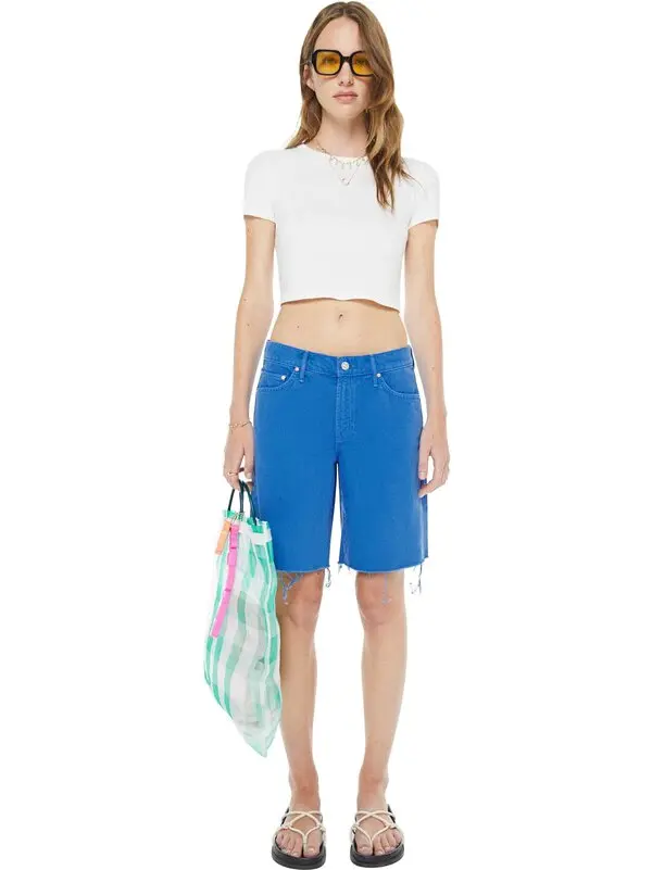 MOTHER The Down Low Undercover Denim Shorts - Multi