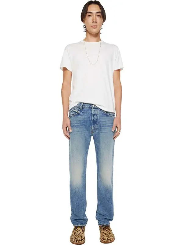 MOTHER The Ace Straight Leg Jeans - Blue