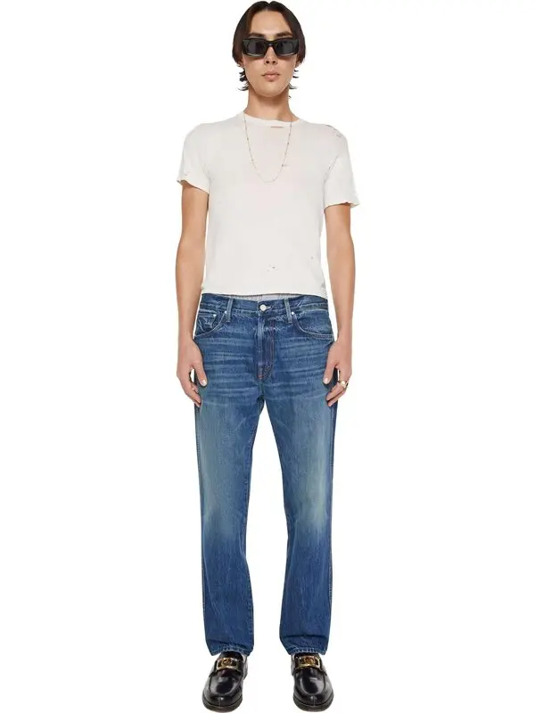 MOTHER The Bronco Straight-leg Jeans - Blue
