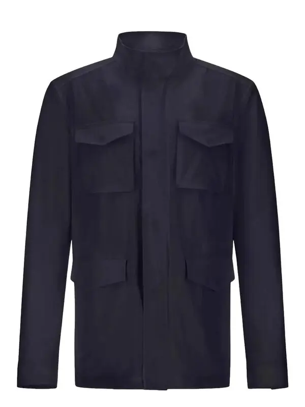 Herno Flap Pockets Field Jacket - Blue