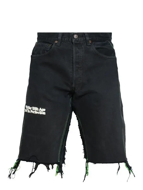 BETTER WITH AGE Monroe Triple-wide Denim Short - Black