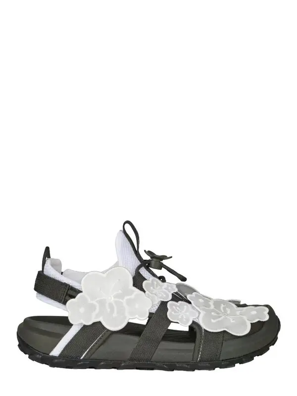 Cecilie Bahnsen X The North Face Flower-appliqué Strap Sandals - Green