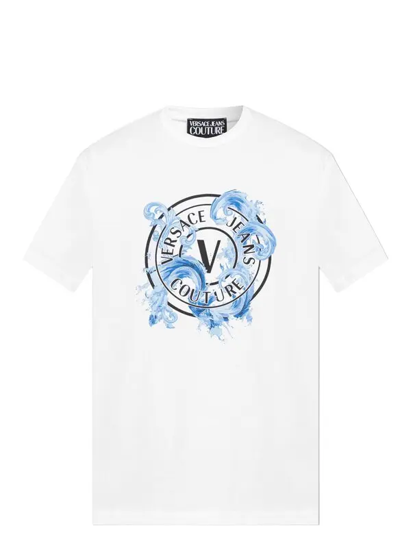 Versace T-shirt With Print - White